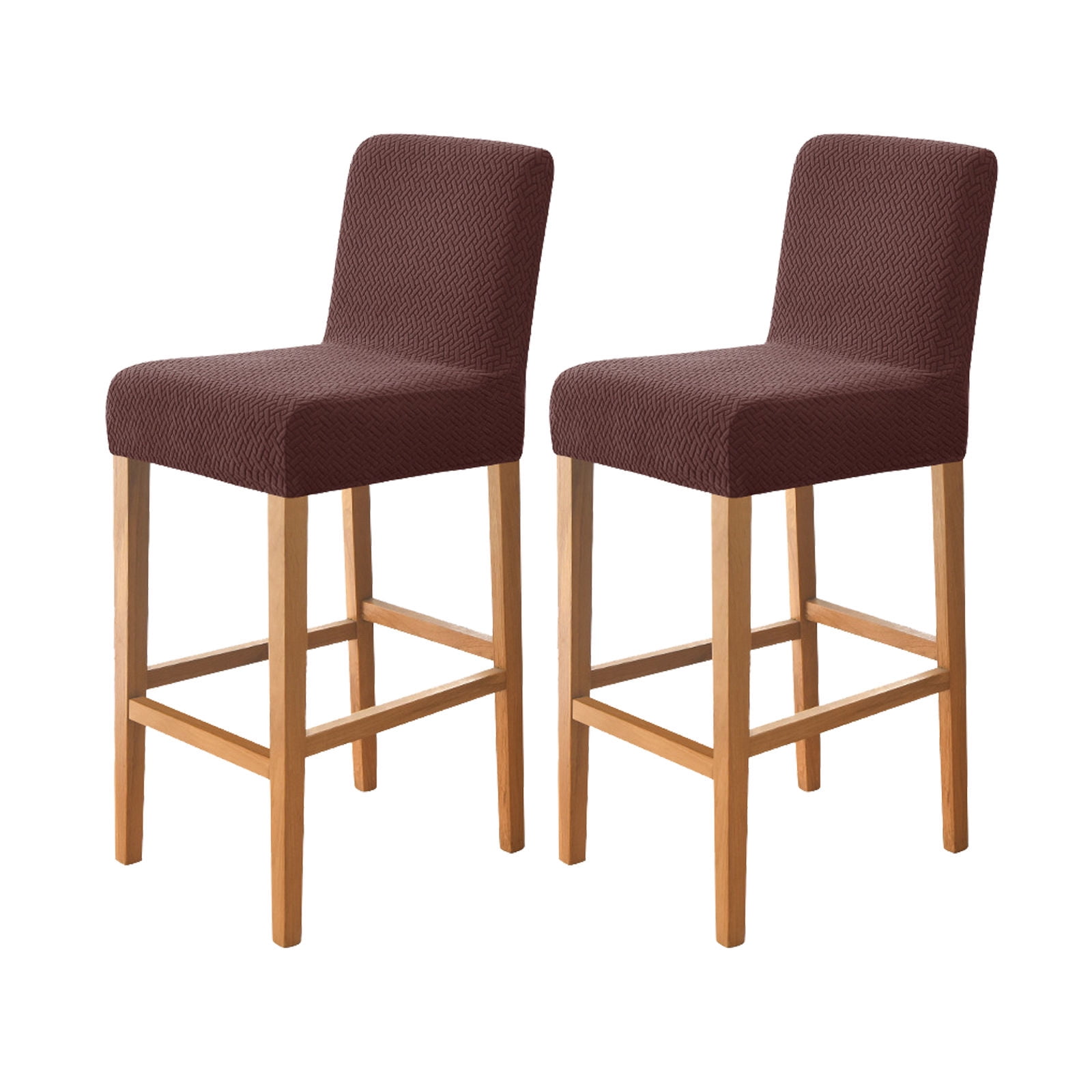 Jacquard Stretch Bar Stool Covers Counter Height Chairs Covers Bar ...