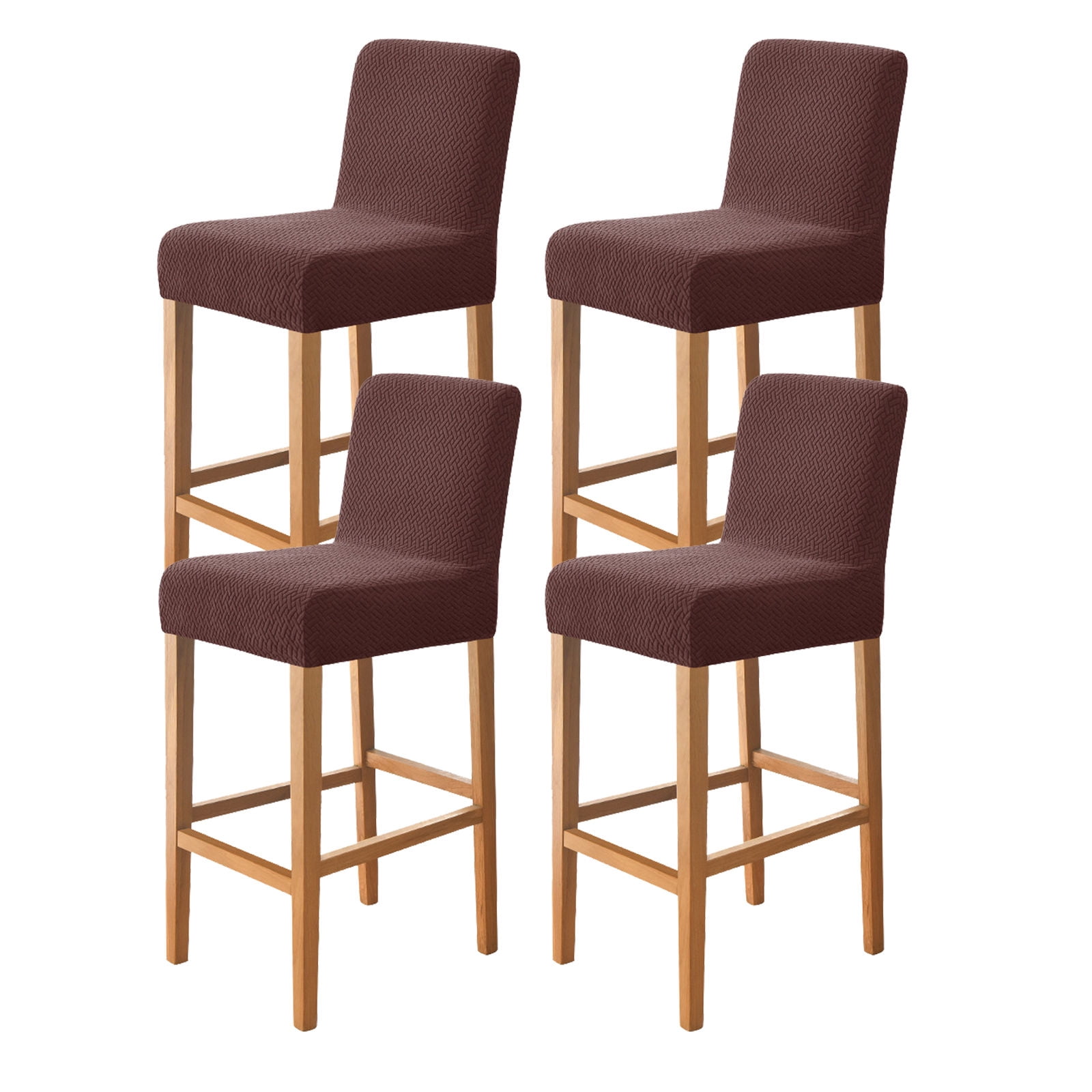 Jacquard Stretch Bar Stool Covers Counter Height Chairs Covers Bar ...