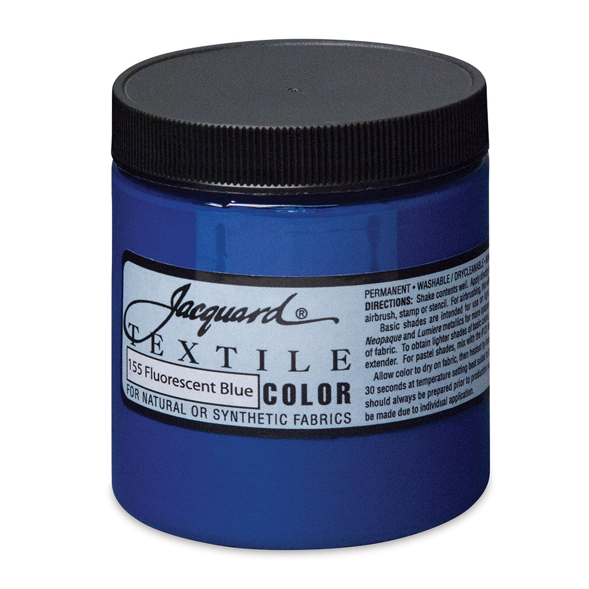 Jacquard Textile Color Fabric Paint 8oz-Fluorescent Blue - Walmart.com