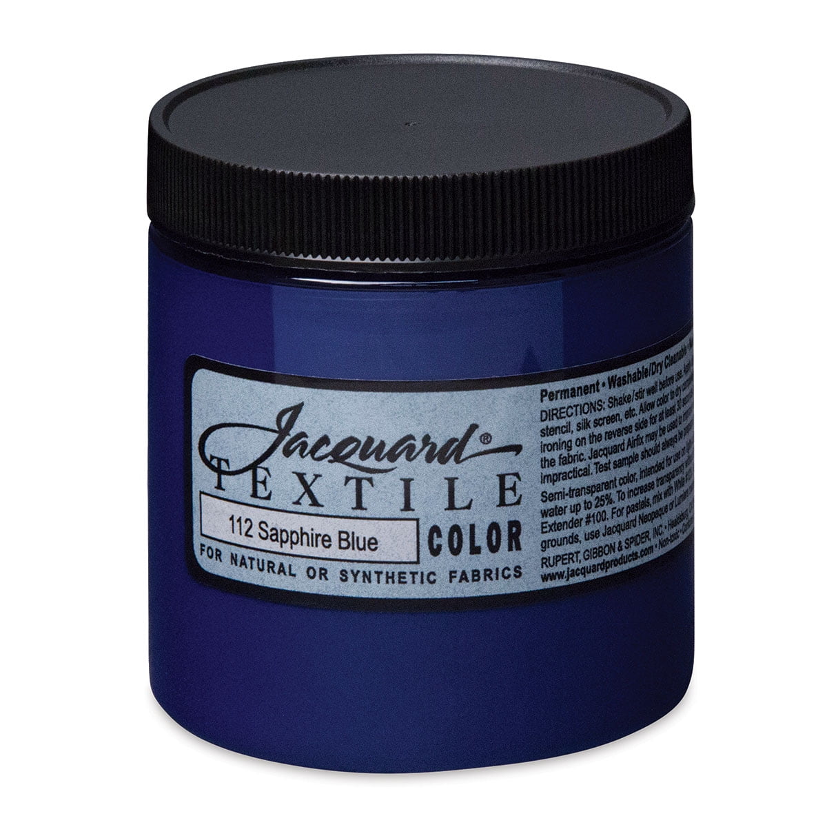 Jacquard Textile Color Fabric Paint 8oz-Sapphire Blue - Walmart.com