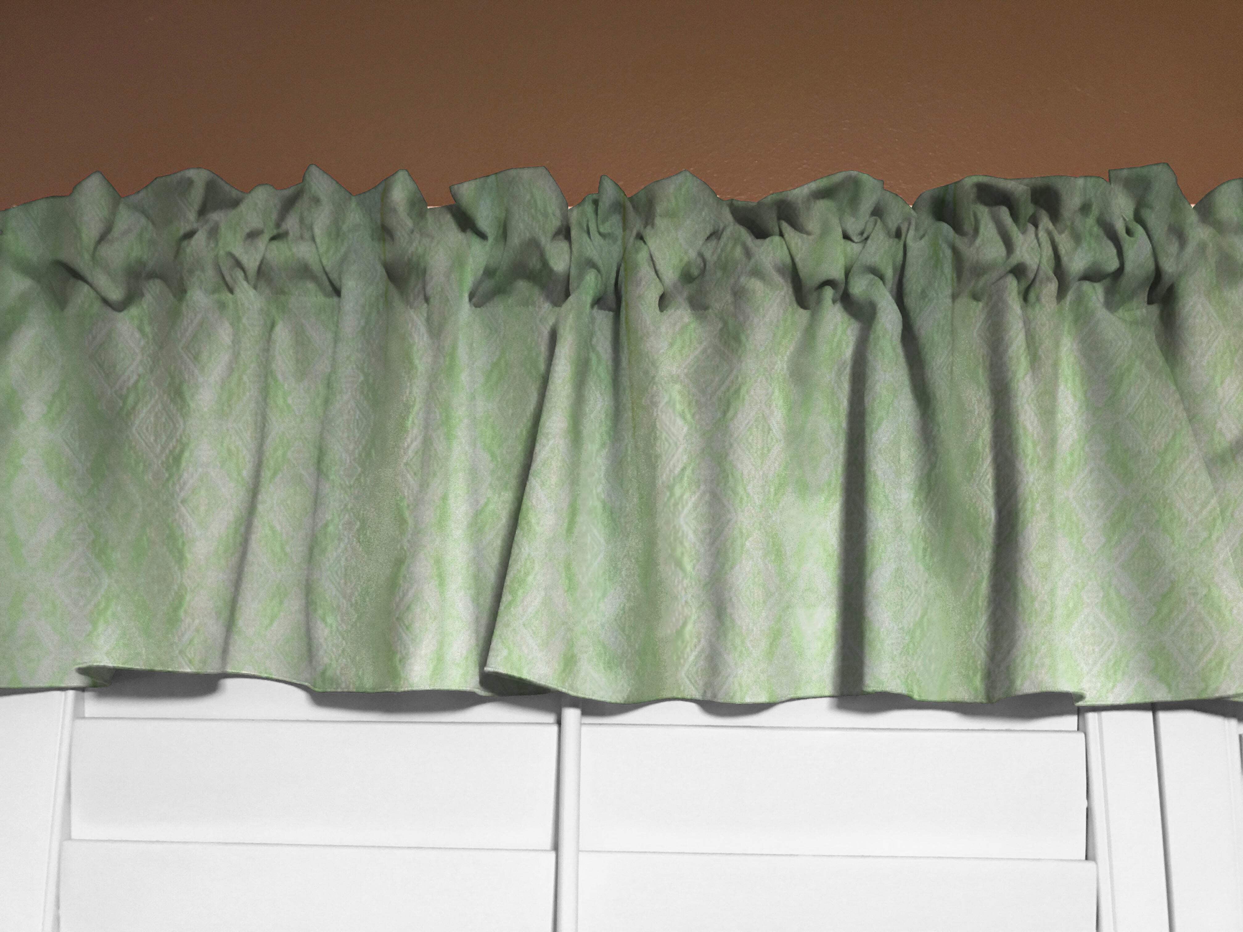 Jacquard Tribal Diamonds Window Valance 54 Inch Wide - Walmart.com