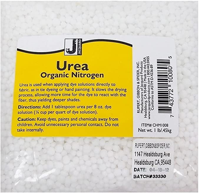 Jacquard Urea, Organic Nitrogen, Fabric Dye Fixative, 1 lb. Bag ...