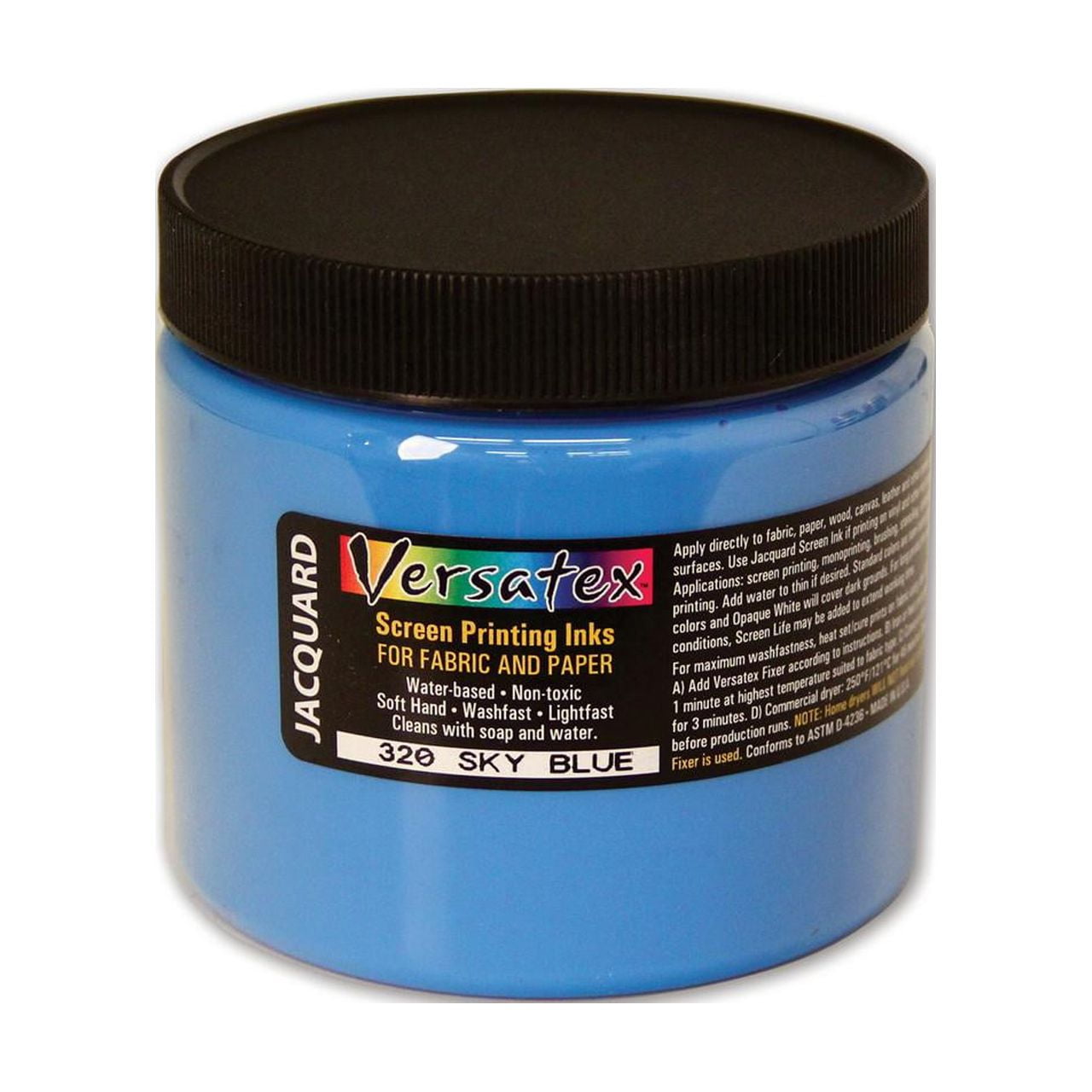 Jacquard Versatex Screen Printing Ink, 16 oz., Sky Blue - Walmart.com