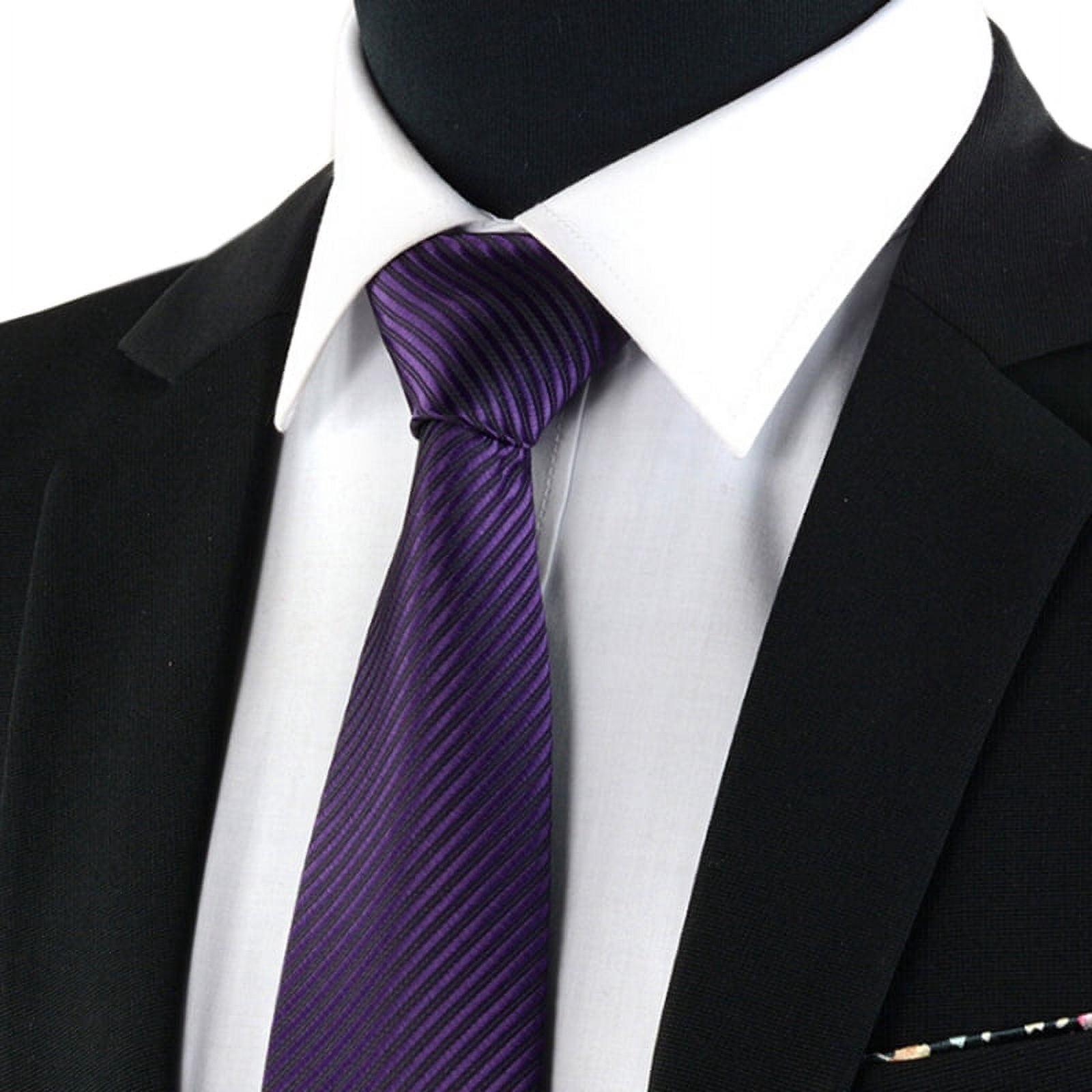 Jacquard Woven New Fashion Classic Striped Tie Men's Silk Suits Ties ...