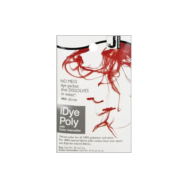 Jacquard iDye Poly Fabric Dye 14g-Red - Walmart Business Supplies