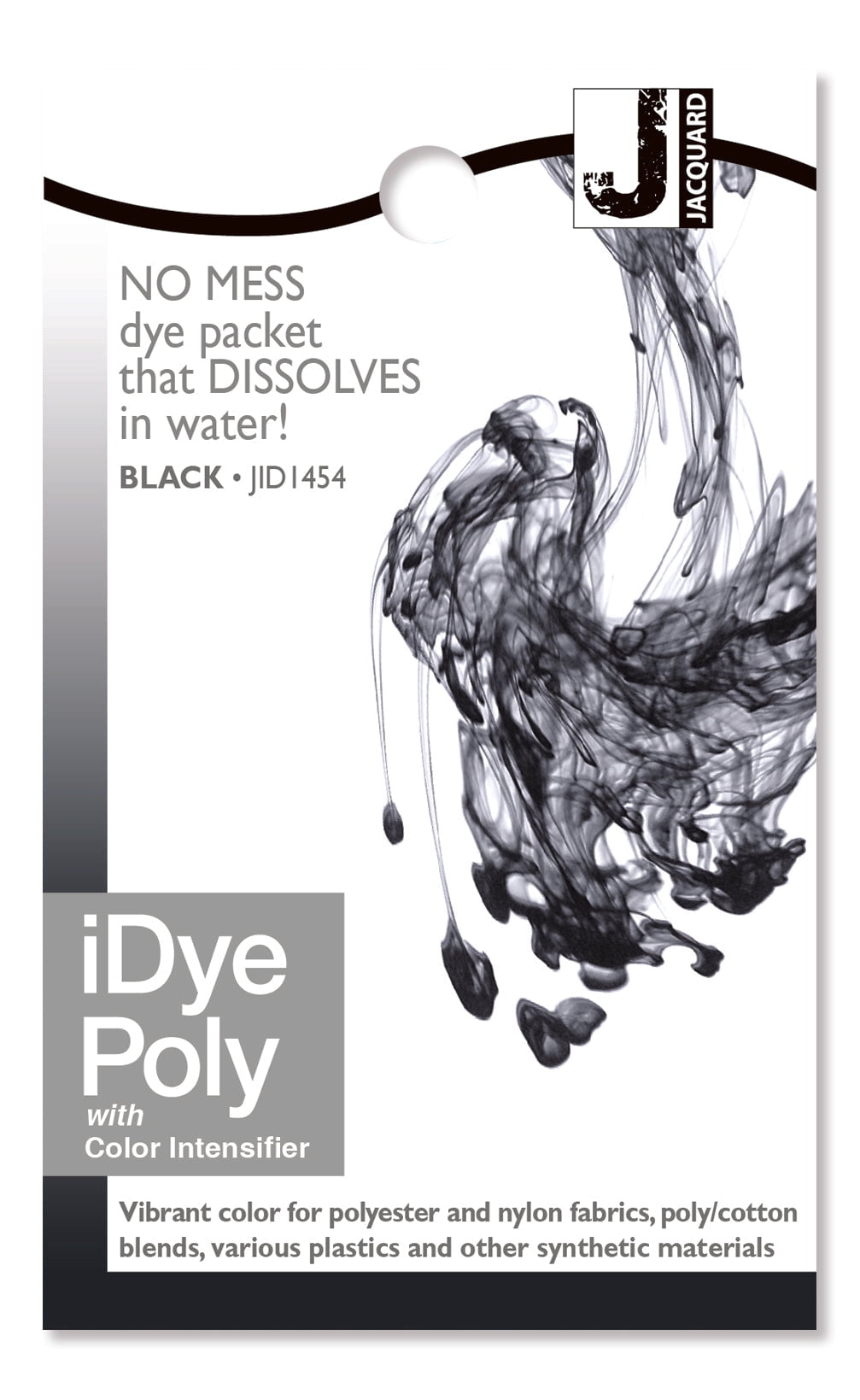 Jacquard, iDye Poly Synthetic Fabric Dye, Black 14g, for Polyester ...