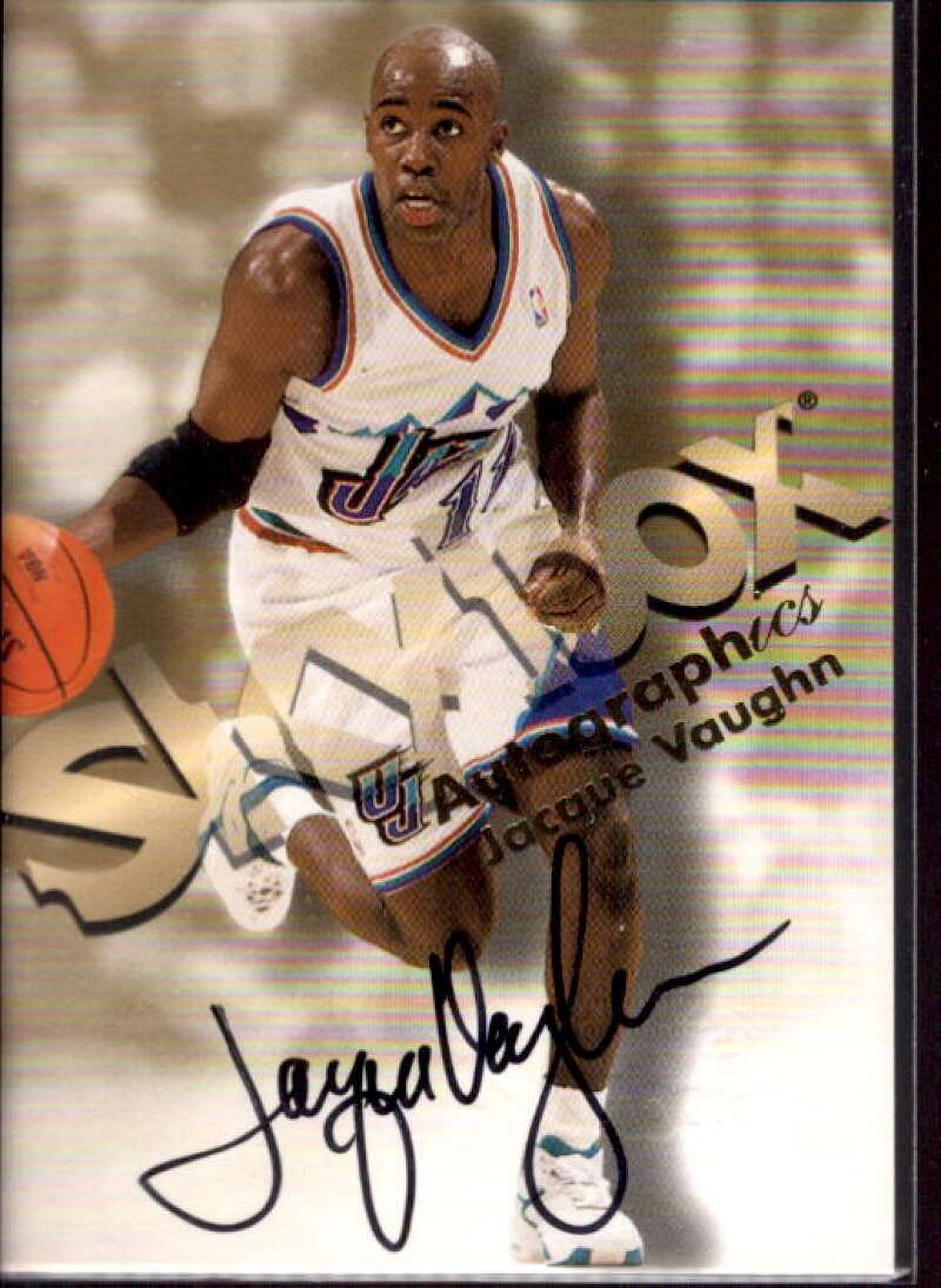 Jacque Vaughn Card 1998-99 SkyBox Premium Autographics #128 - Walmart.com