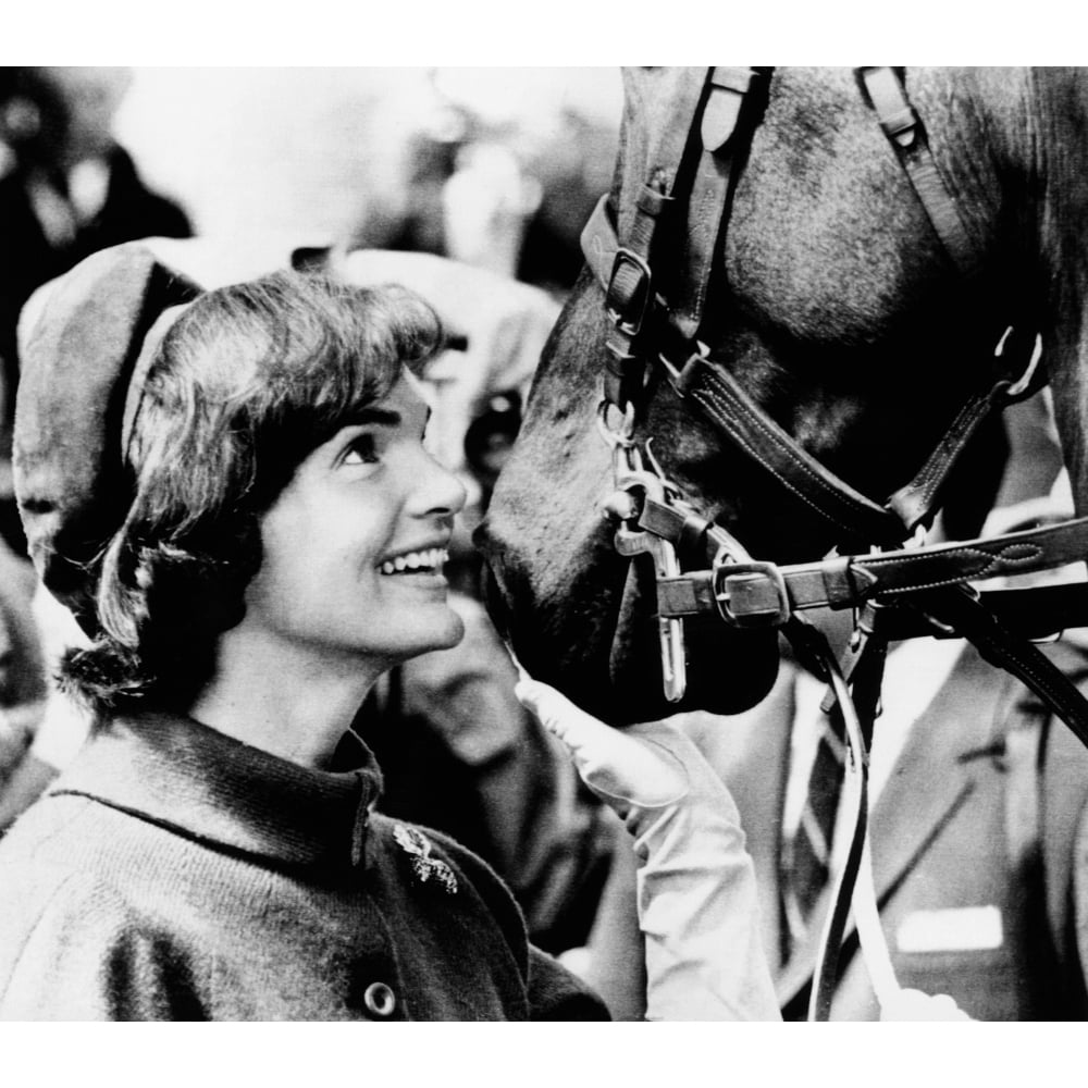 Jacqueline Kennedy Beams At One Of The Famed Horses Of The Canadian ...