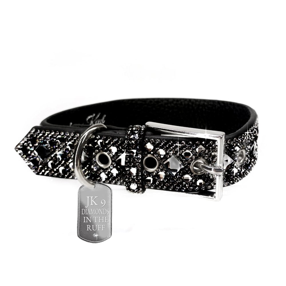Jacqueline Kent Diamonds in the Ruff Dog Collar, Medium (Black ...