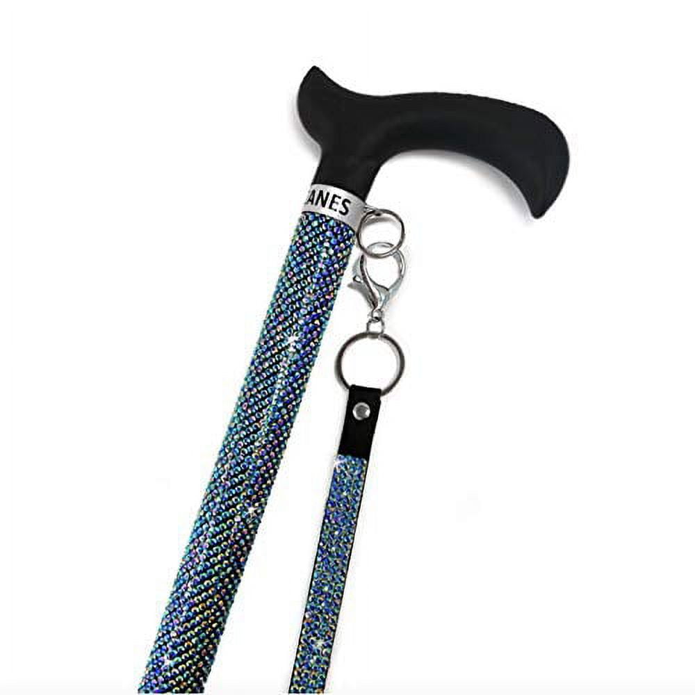 Jacqueline Kent Sugar Cane - Adjustable Cane - Purple Multi Peacock ...