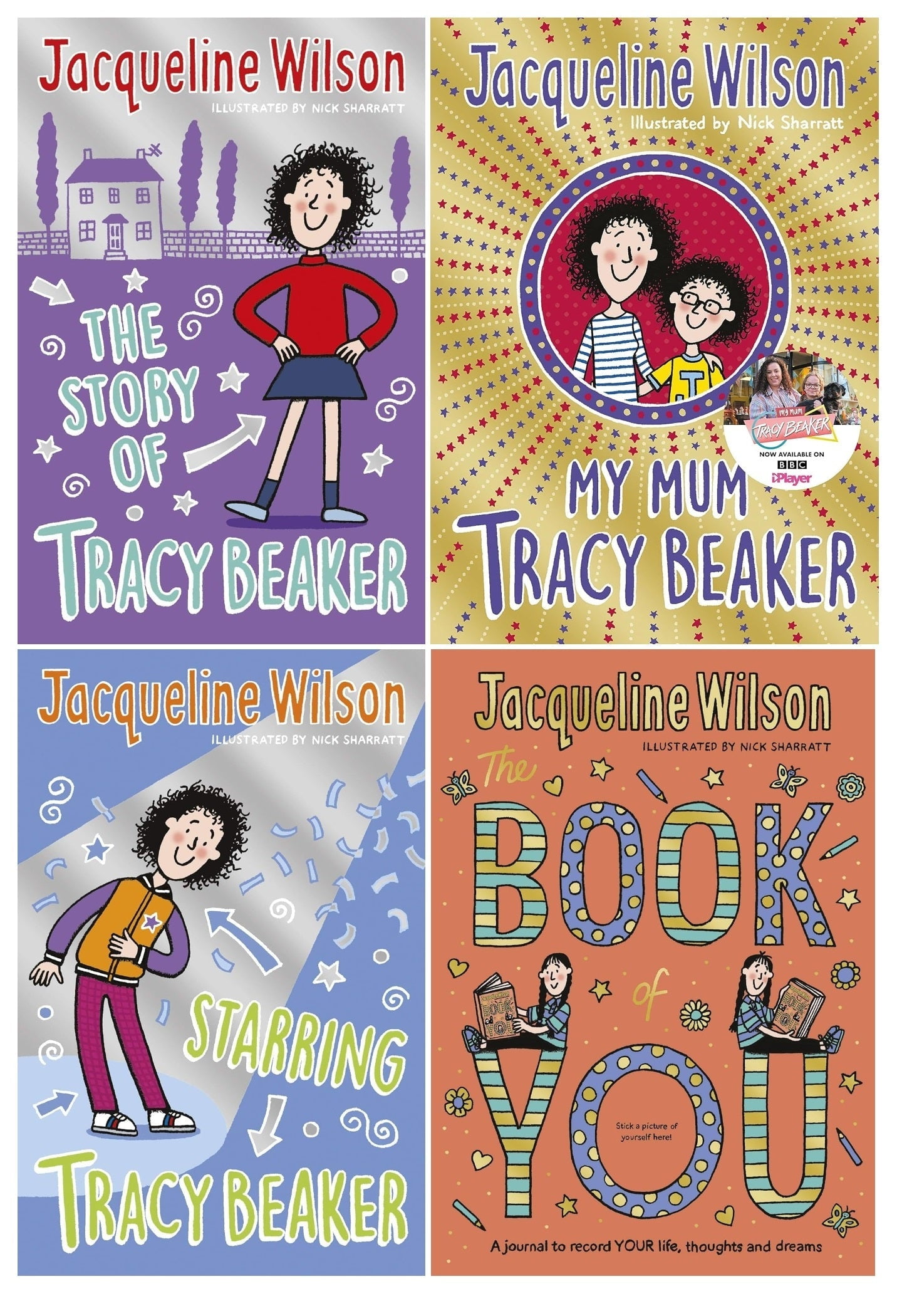 Jacqueline Wilson 4 Books Set (My Mum Tracy Beaker [Hardcover], The ...