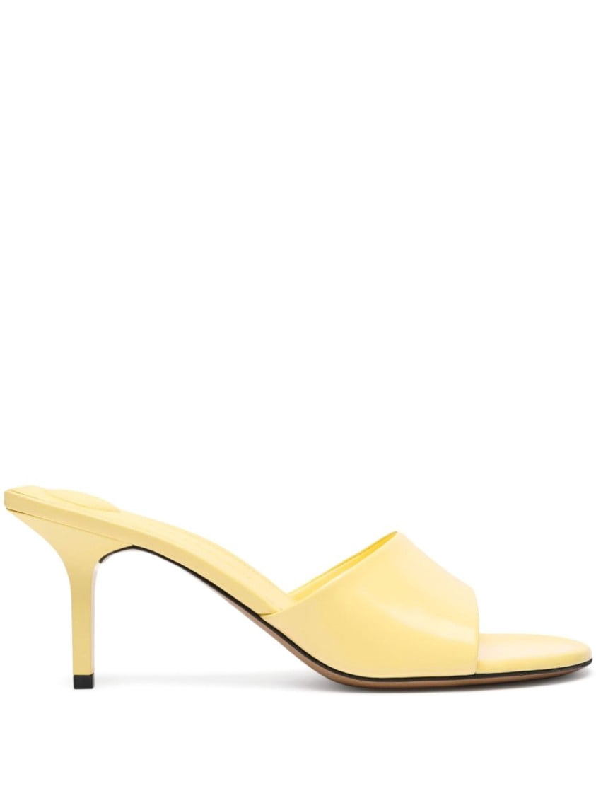 Jacquemus Les Cubisto Yellow Leather Mules Yellow (Women's) - Walmart.com