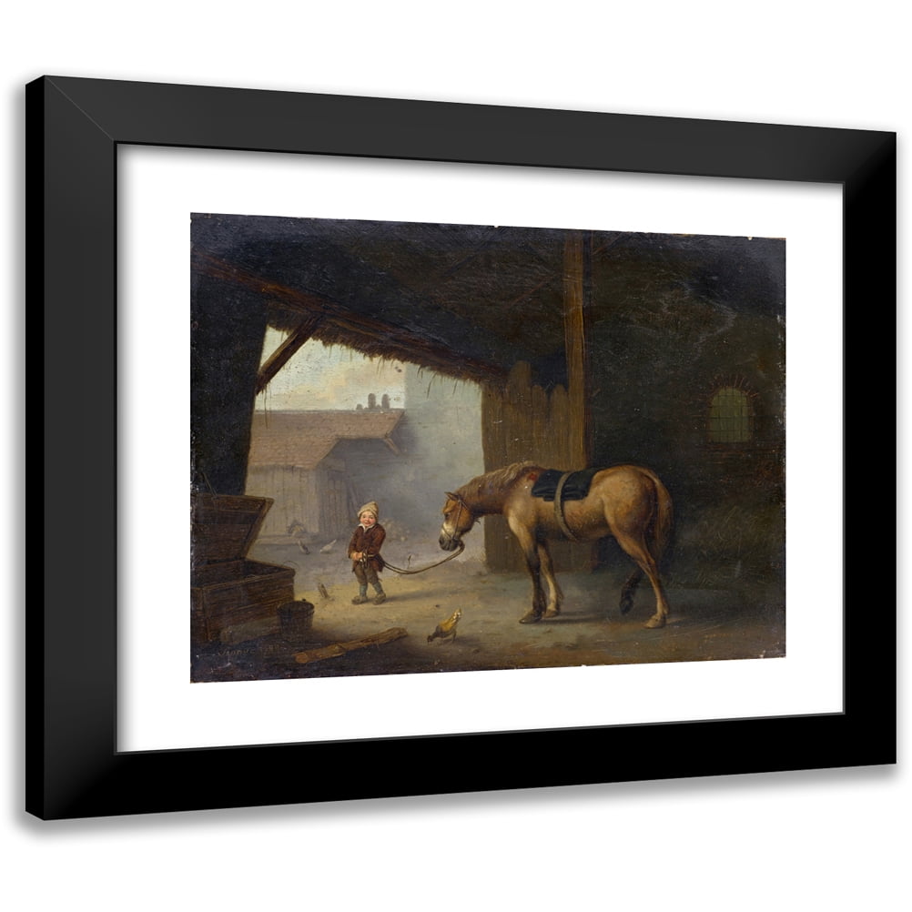 Jacques Albert Senave 24x20 Black Modern Framed Museum Art Print Titled ...
