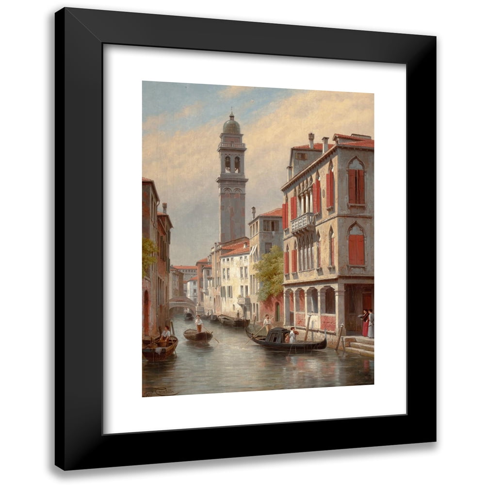 Jacques François Carabain 14x18 Black Modern Framed Museum Art Print ...