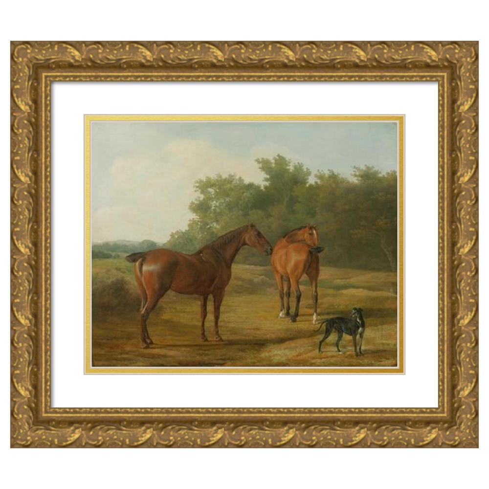 Jacques-Laurent Agasse 24x20 Gold Ornate Framed and Double Matted ...