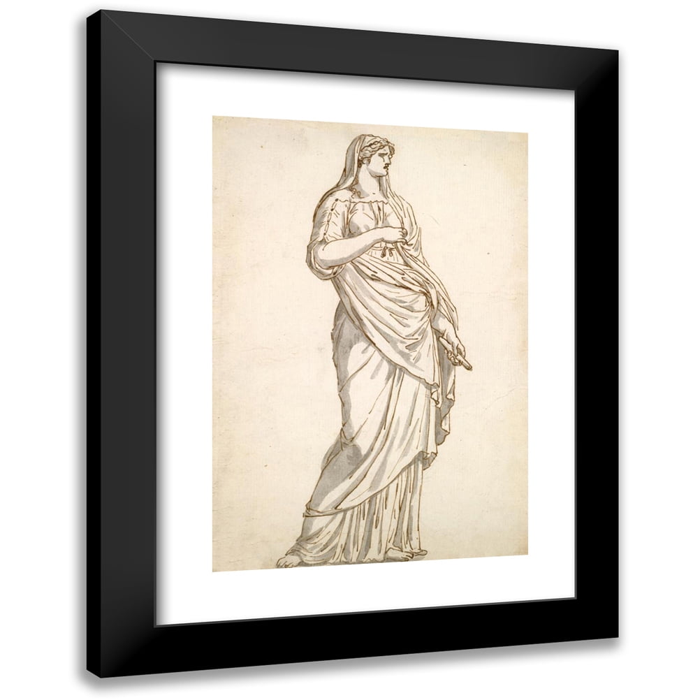 Jacques Louis David 11x14 Black Modern Framed Museum Art Print Titled ...