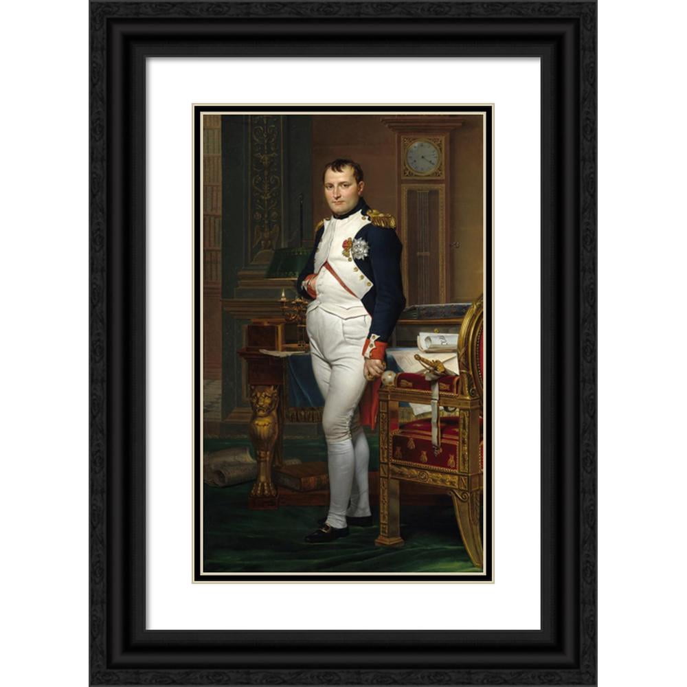Jacques Louis David 13x18 Black Ornate Wood Framed Double Matted Museum ...