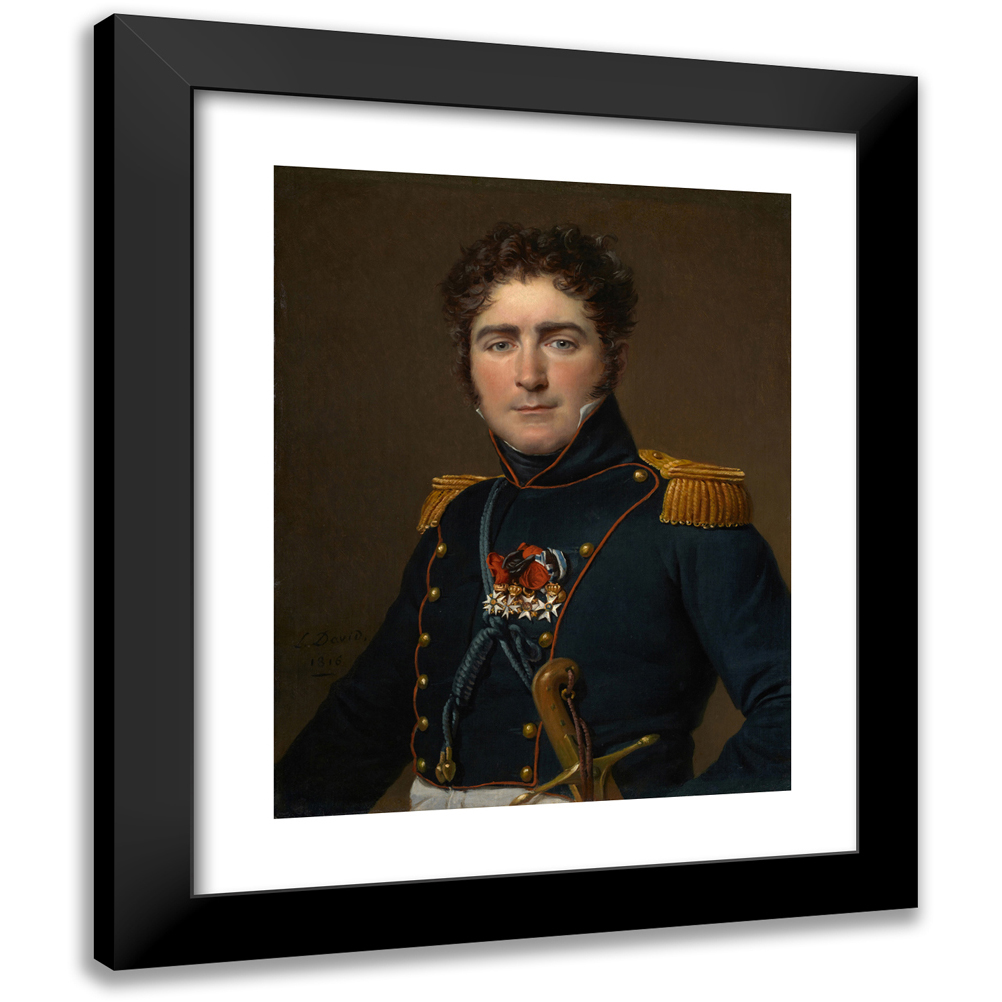 Jacques Louis David 15x18 Black Modern Framed Museum Art Print Titled ...