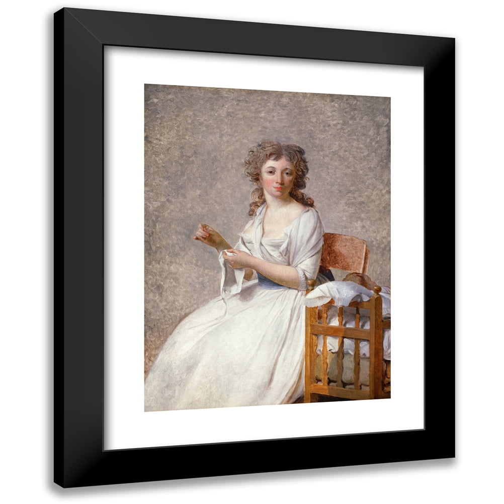 Jacques Louis David 19x24 Black Modern Framed Museum Art Print Titled ...
