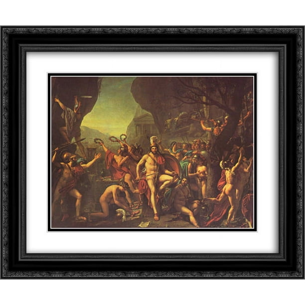 Jacques Louis David 2x Matted 24x20 Black Ornate Framed Art Print ... Jacques Louis David 2x Matted 24x20 Black Ornate Framed Art Print ...