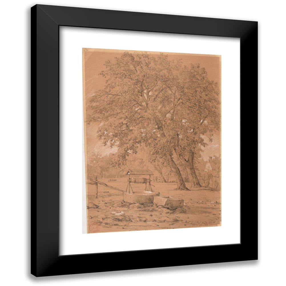 Jacques-Raymond Brascassat 11x14 Black Modern Framed Museum Art Print ...