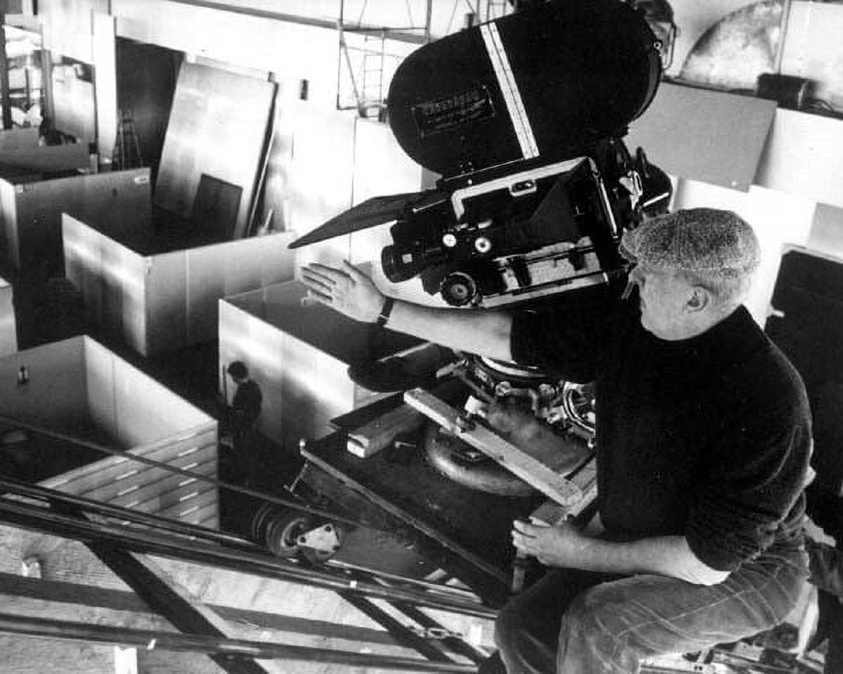 Jacques Tati French master film maker at work directing on set 24x30 ...