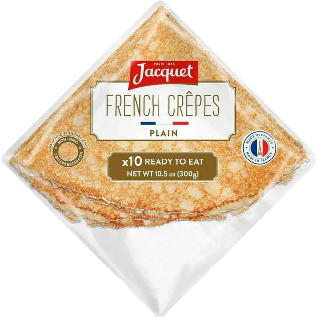 Jacquet French Crepes Plain x10 Ready To Eat-10.5oz - Walmart.com