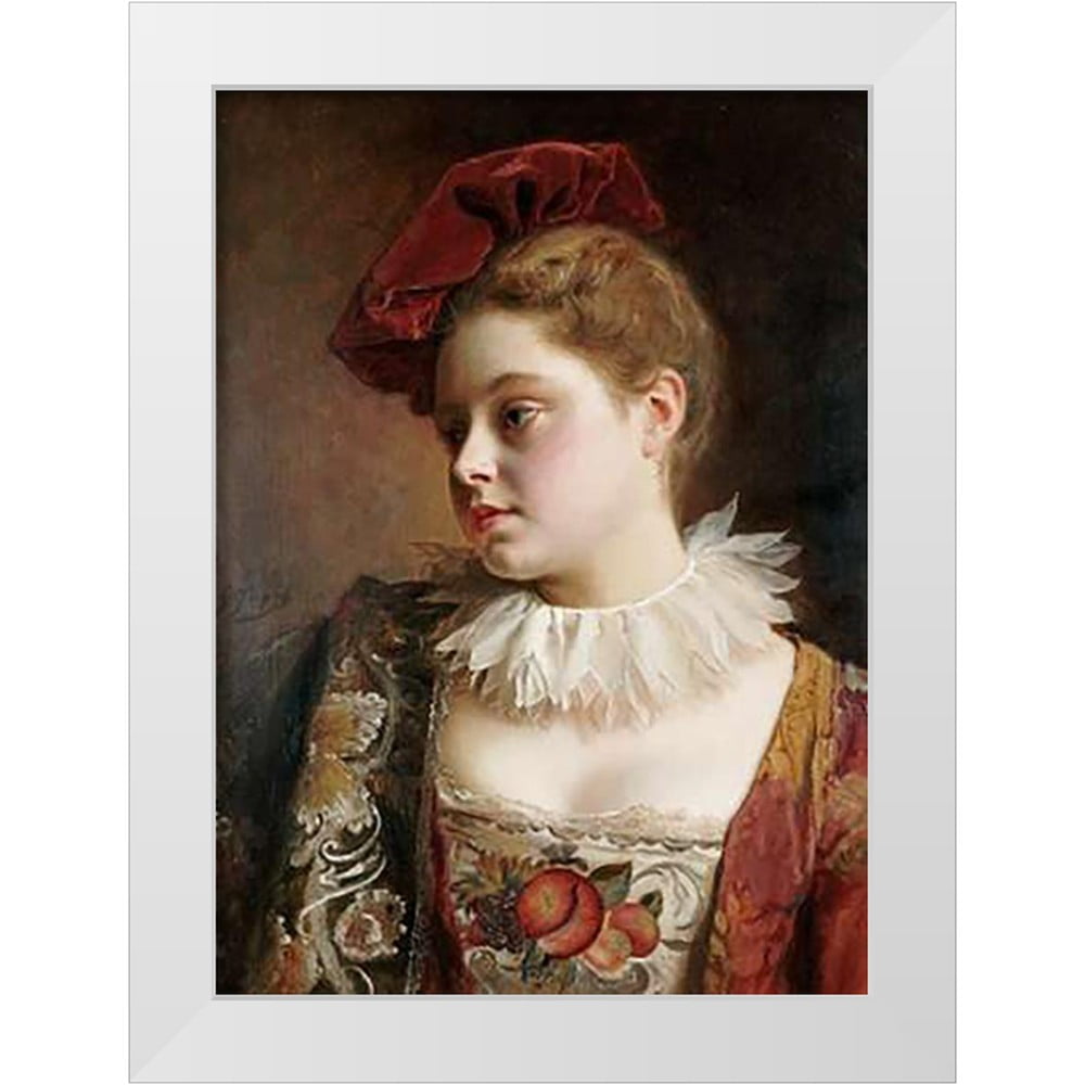 Jacquet, Jean Gustave 18x24 White Modern Wood Framed Museum Art Print ...