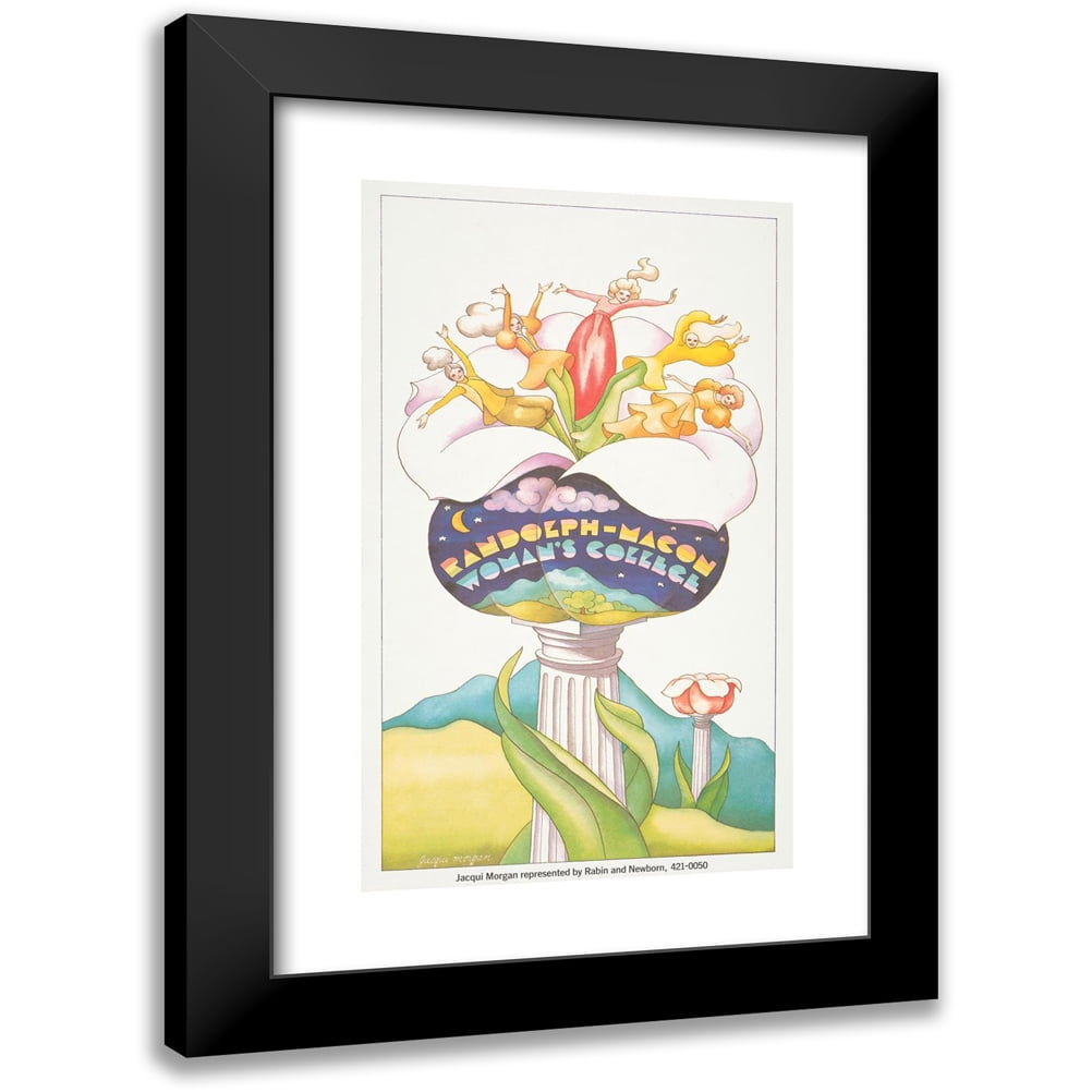Jacqui Morgan 10x14 Black Modern Framed Museum Art Print Titled ...