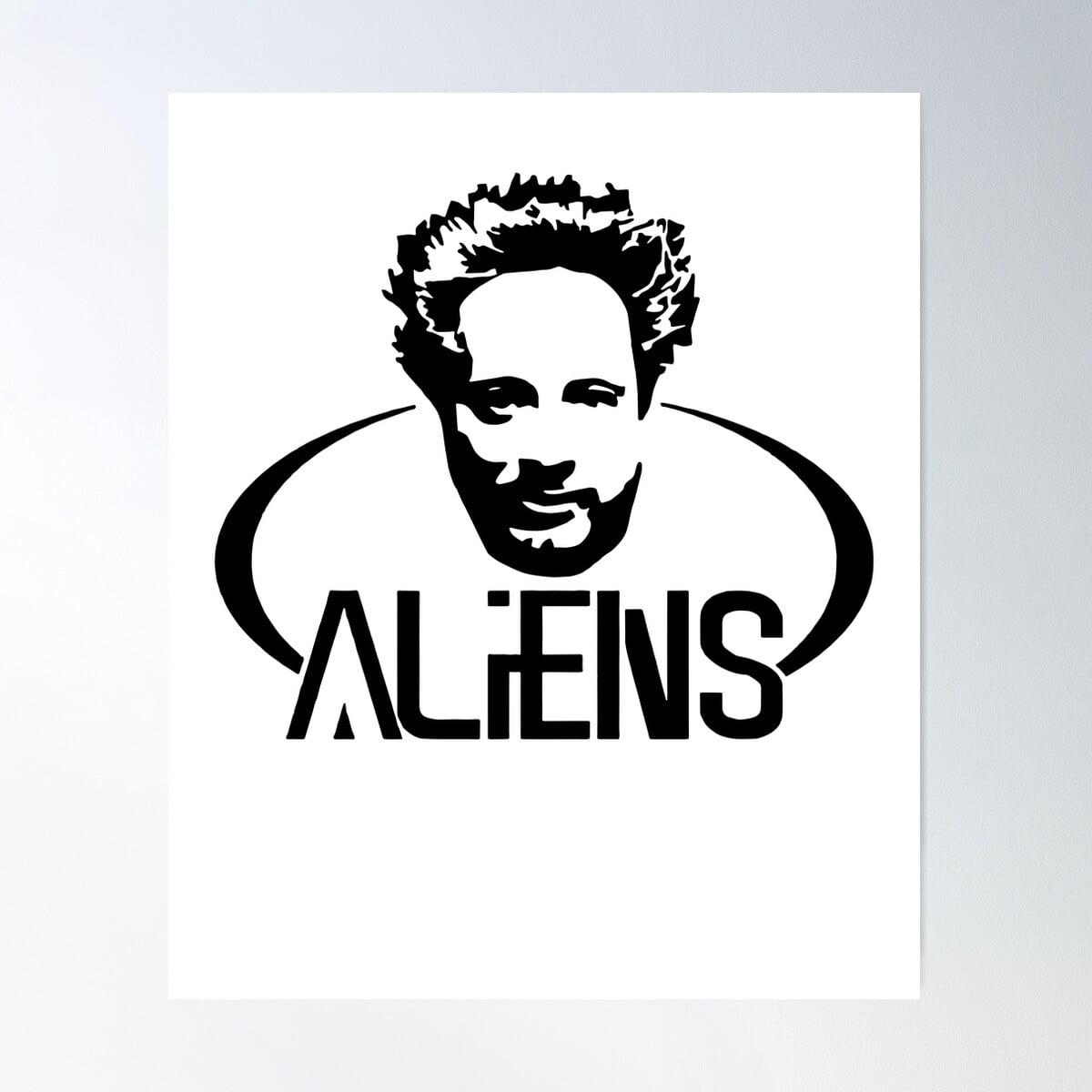 Jacted Up Tees Aliens Giorgio Tsoukalos Poster Wall Art, Modern Wall ...