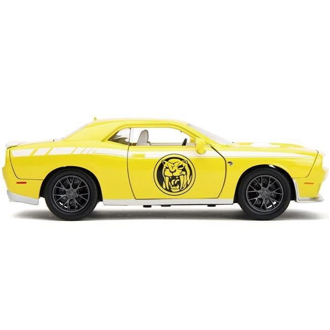 Jada 2015 Dodge Challenger SRT Hellcat Yellow with Graphics & Ranger ...