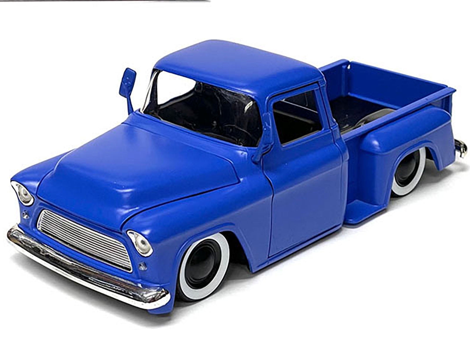 Jada 1955 Chevrolet Stepside Pickup Truck Matt Blue, 1/24 Diecast Chevy ...