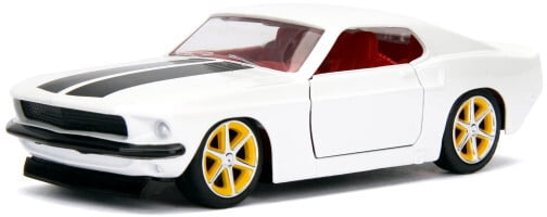 Jada Toy Collection Mini Diecast: Romans Ford Mustang White with Red ...
