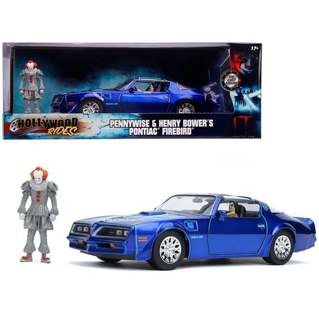 Jada Henry Bowers Pontiac Firebird Trans Am Candy Blue with Pennywise ...