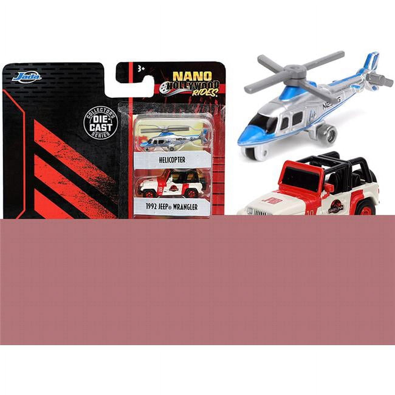 Jada Jurassic World Nano Hollywood Rides Scale Diecast Models Kit - 3 ...