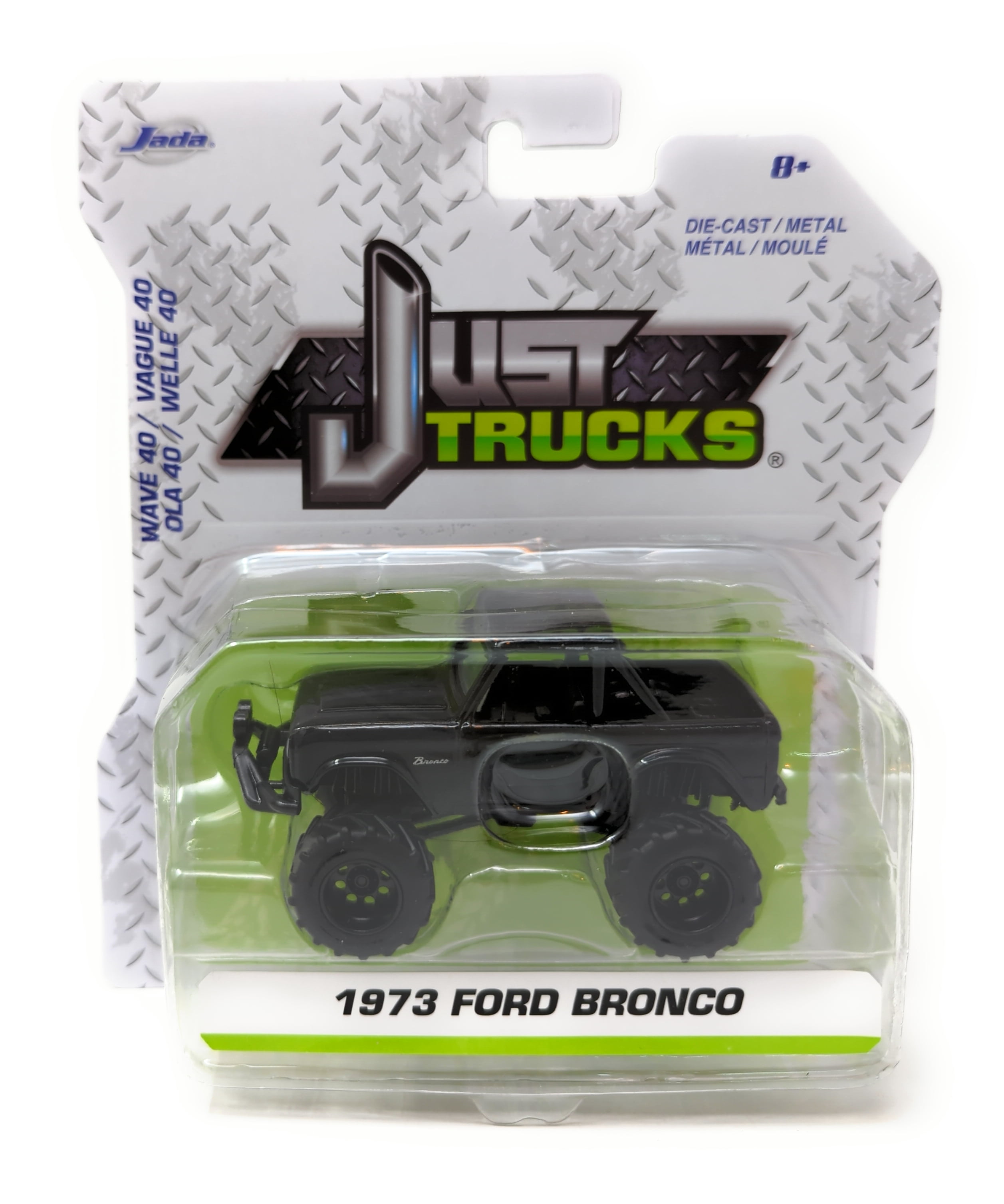 Jada Just Trucks 1973 Ford Bronco Black 1:64 Scale Die Cast Metal ...