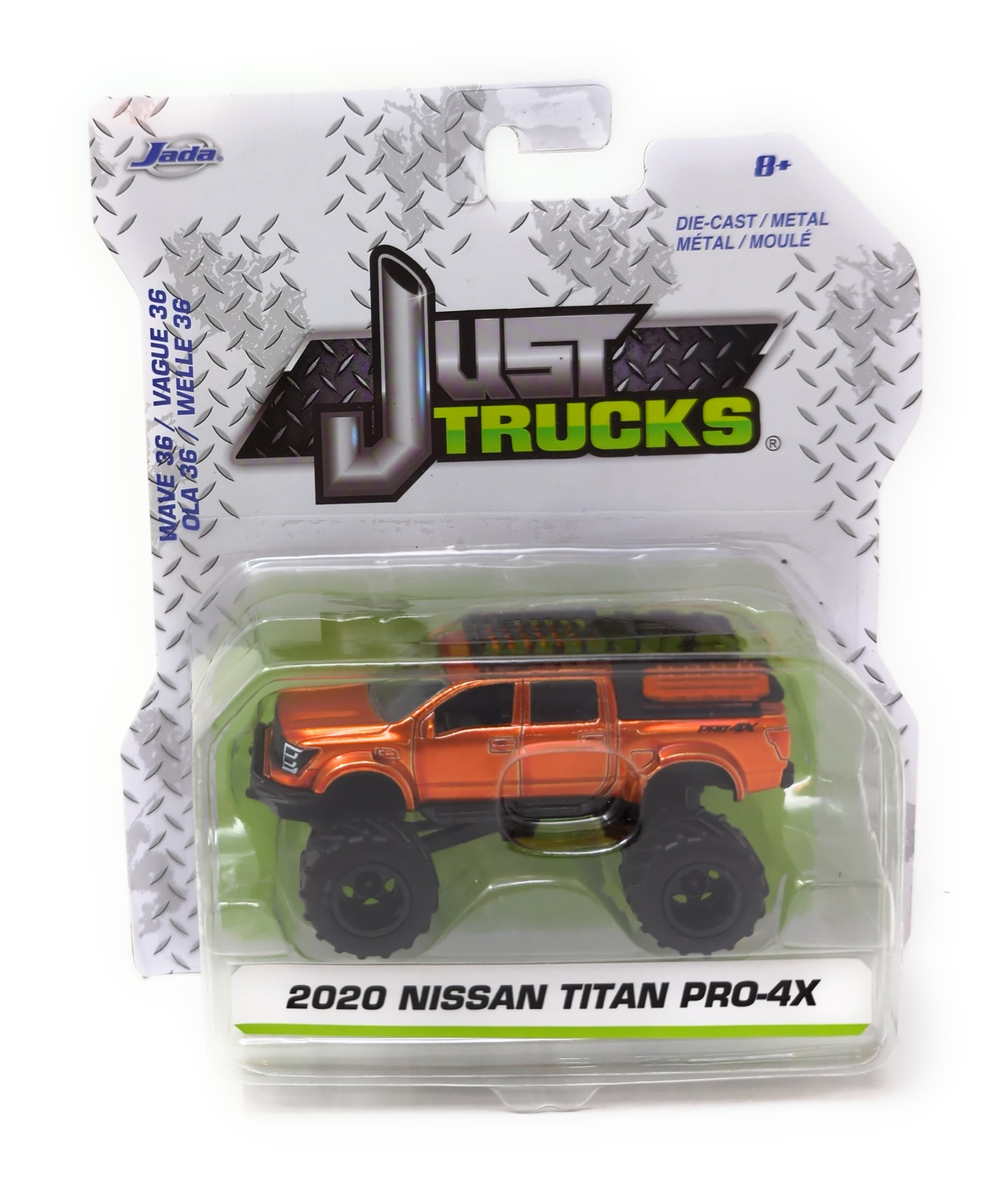 Jada Just Trucks 2020 Nissan Titan PRO-4X Metallic Orange 1:64 Scale ...