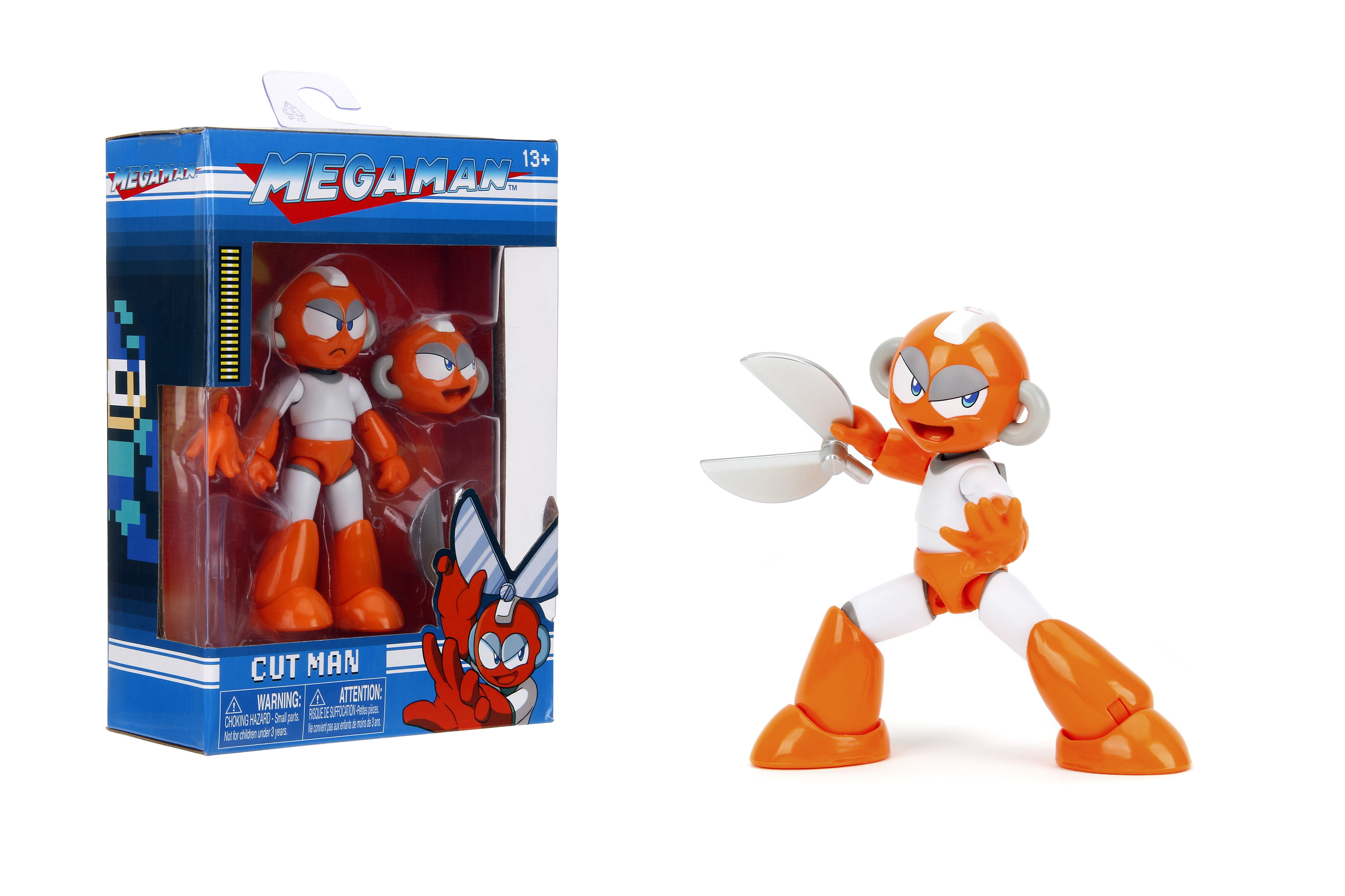 Jada Mega Man 4" Cut Man 1:12 Scale Action Figure, Wave 2 – 15+ Points ...