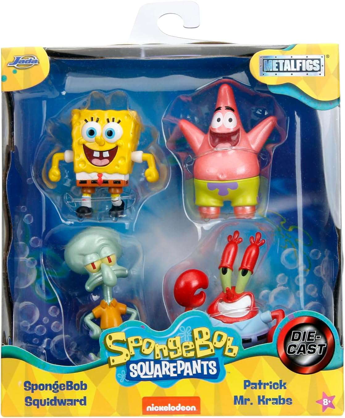 Spongebob 2.5 Inch Die-Cast Figure 4-Pack | SpongeBob, Patrick ...