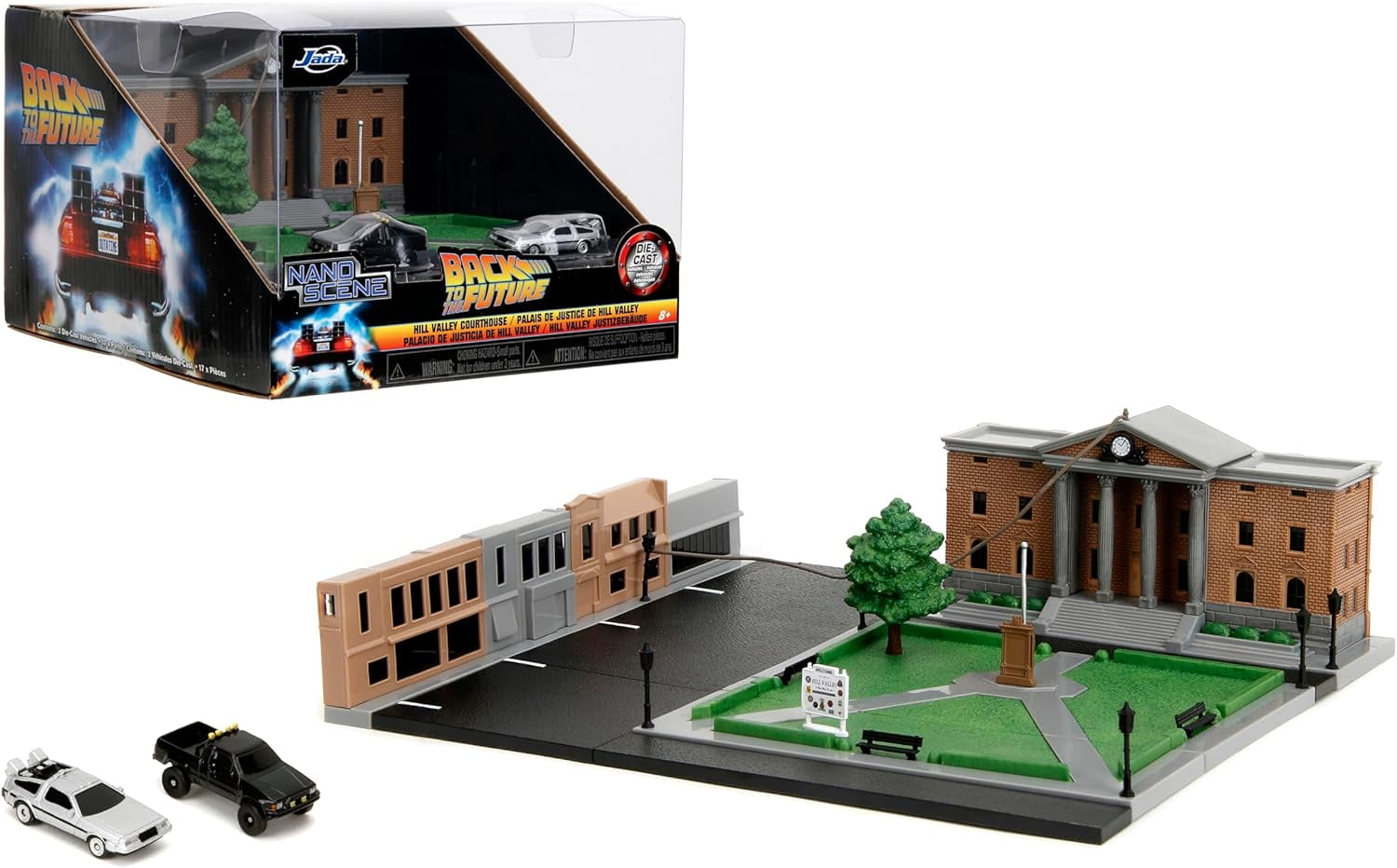 Jada Nanoscene Back to The Future Hill Valley Courthouse Diorama ...