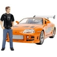 Jada Fast & Furious 1:24 Diecast Car - Orange Toyota Supra w/Brian ...