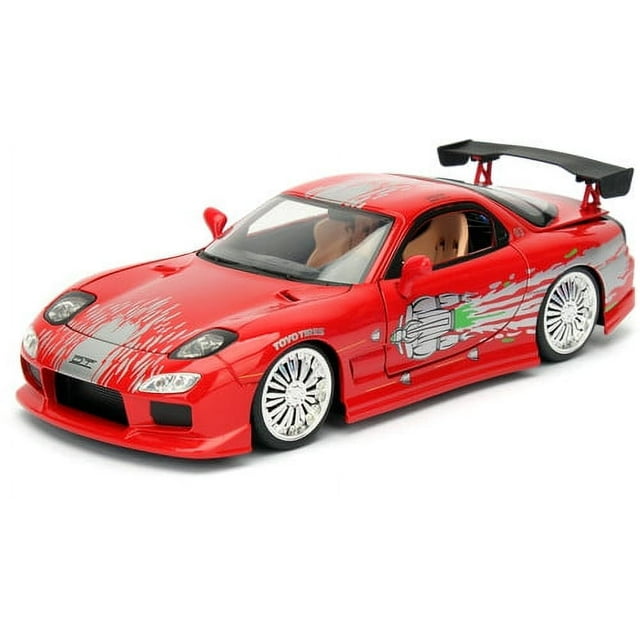 Jada Toys Fast & Furious 8 Mazda Rx-7 Car for Toy Stores - Walmart ...