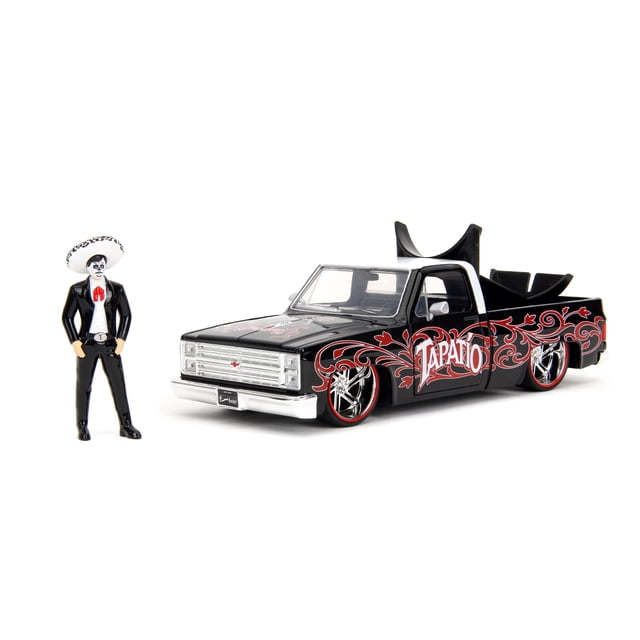 Jada Toys 1985 Chevy C10 Die-Cast Car & Tapatio Man Figure, Opening ...