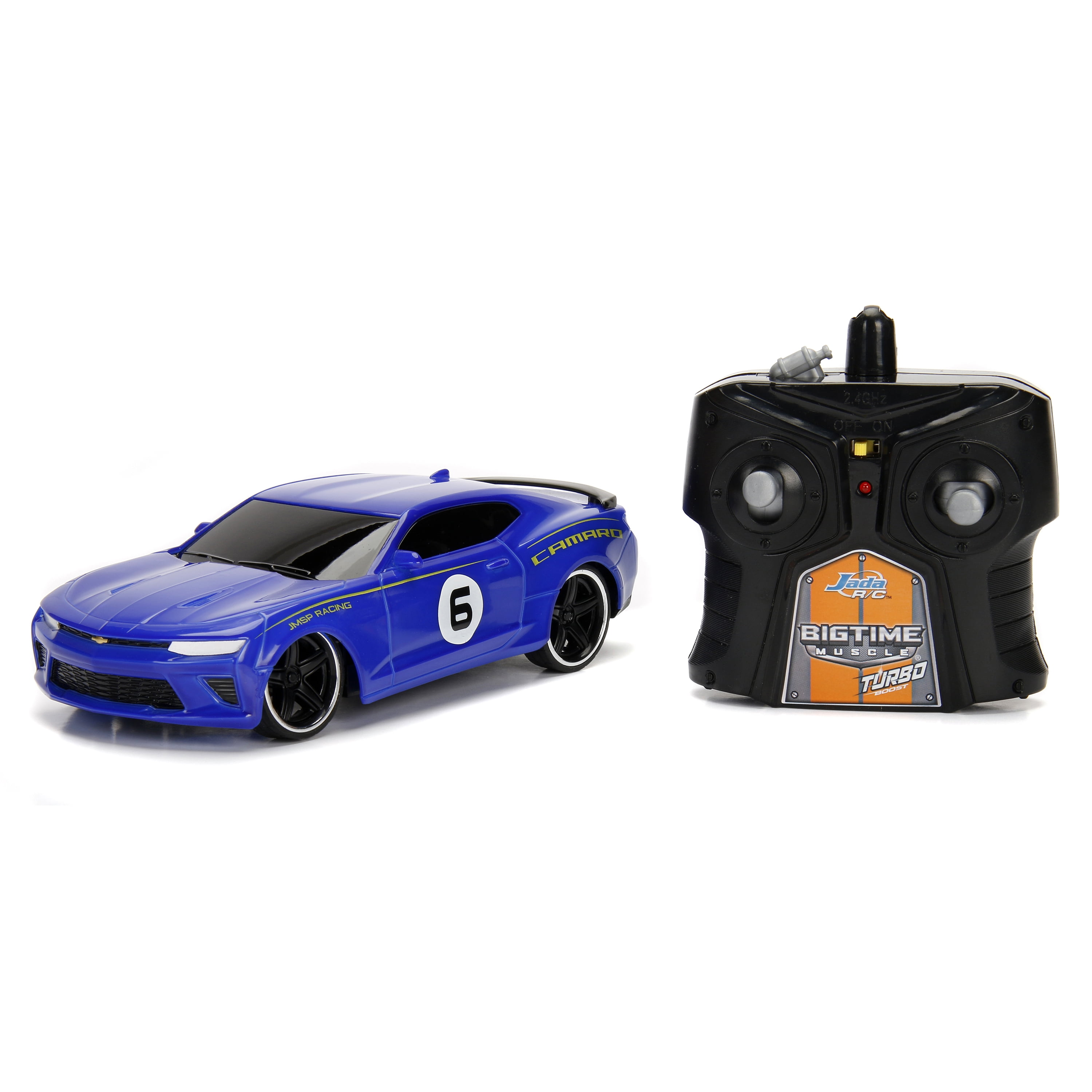 Jada Toys Big Time Muscle 1:24 RC 2016 Chevy Camaro Remote Control Car ...