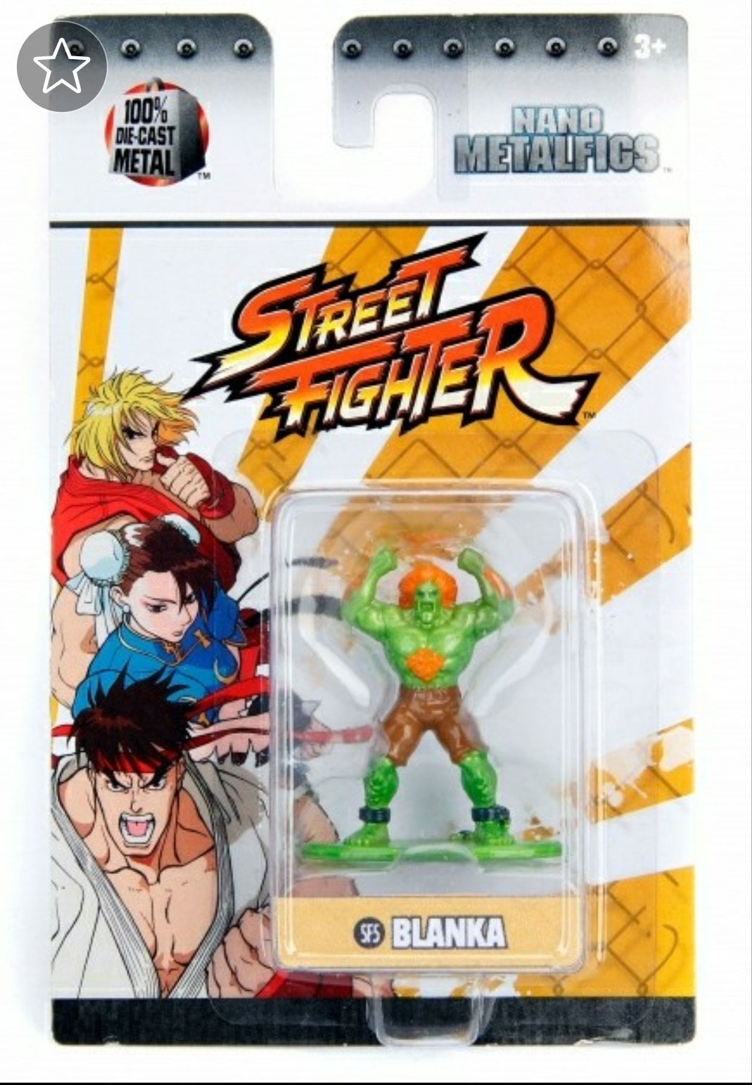 Jada Toys Capcom Nano Metalfigs Street Fighter Blanka Single Pac 1.5 ...