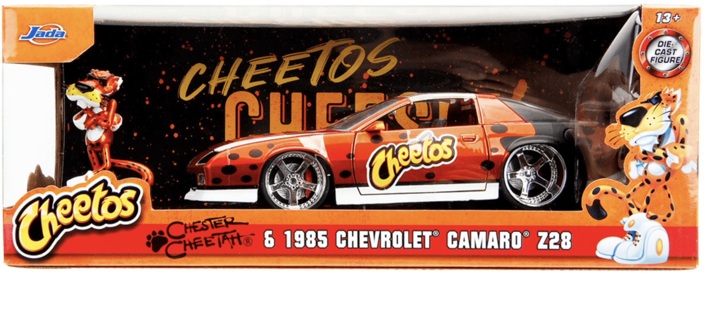 Jada Toys Cheetos 1:24 1985 Chevy Camaro Z28 Die-Cast Car & 2.75 ...