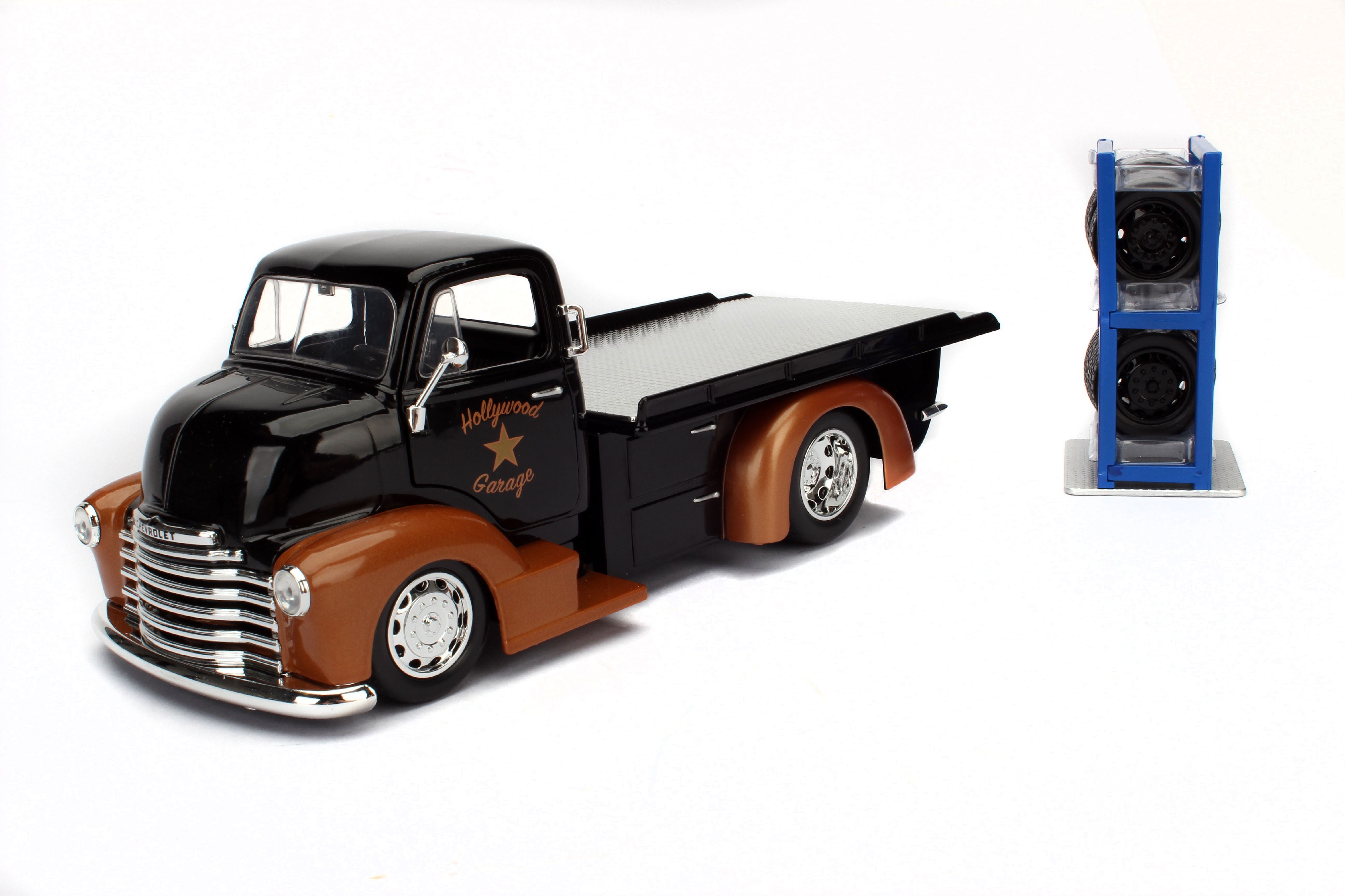 Jada Toys 1:24 Chevy Coe Flatbed Diecast Truck Vehicle Collectible ...