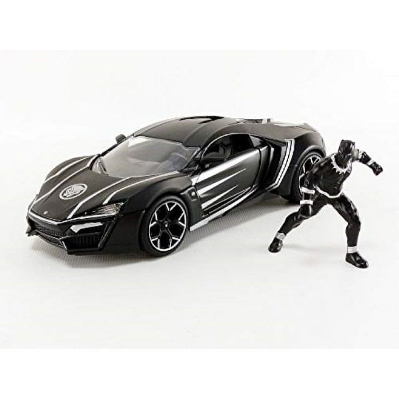 Jada Toys Marvel Black Panther & W Motors Lykan Hypersport DIE-CAST Car ...