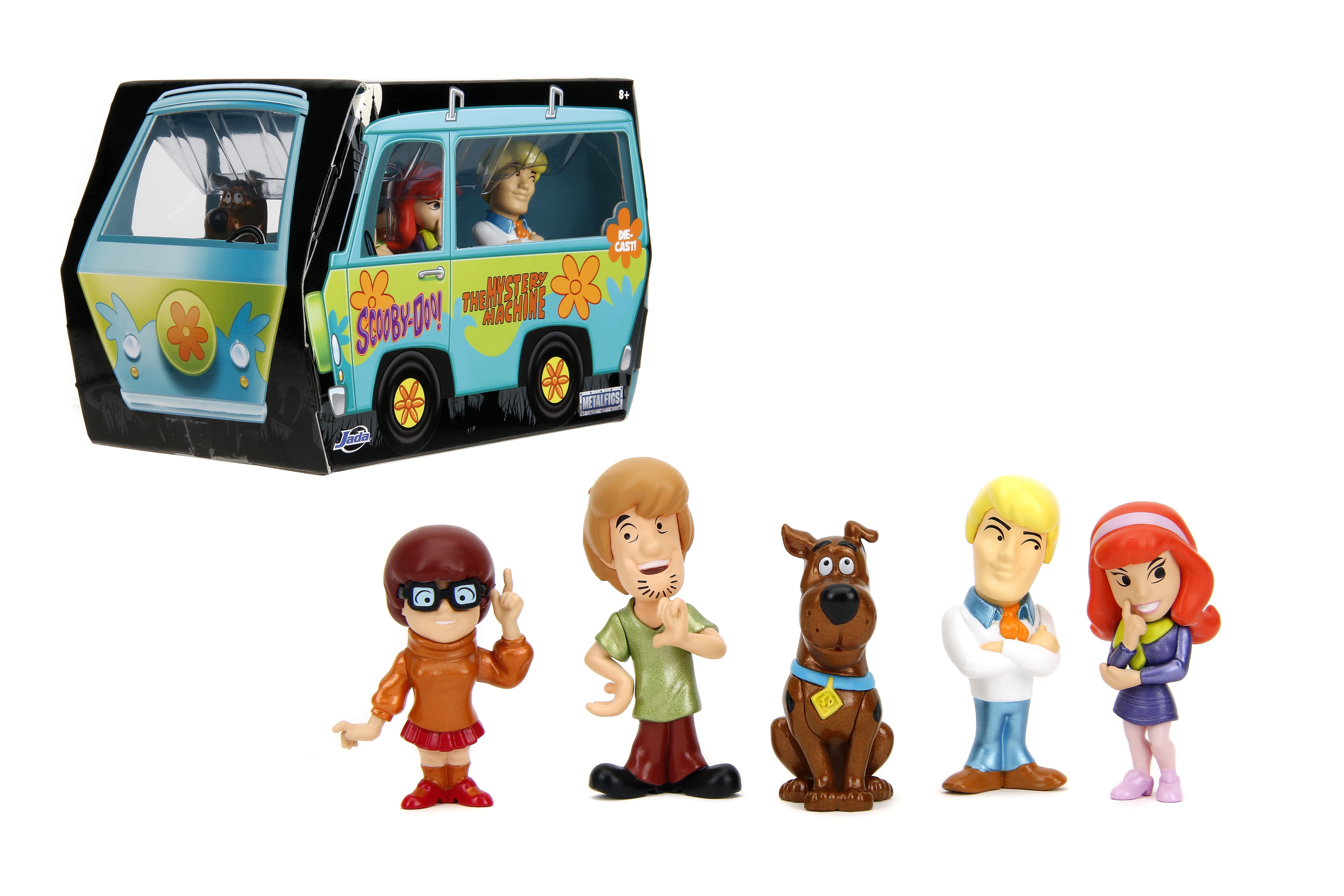 Jada Toys MetalFigs 2.5" Scooby-Doo! 5-Pack (Shaggy, Scooby, Daphne ...