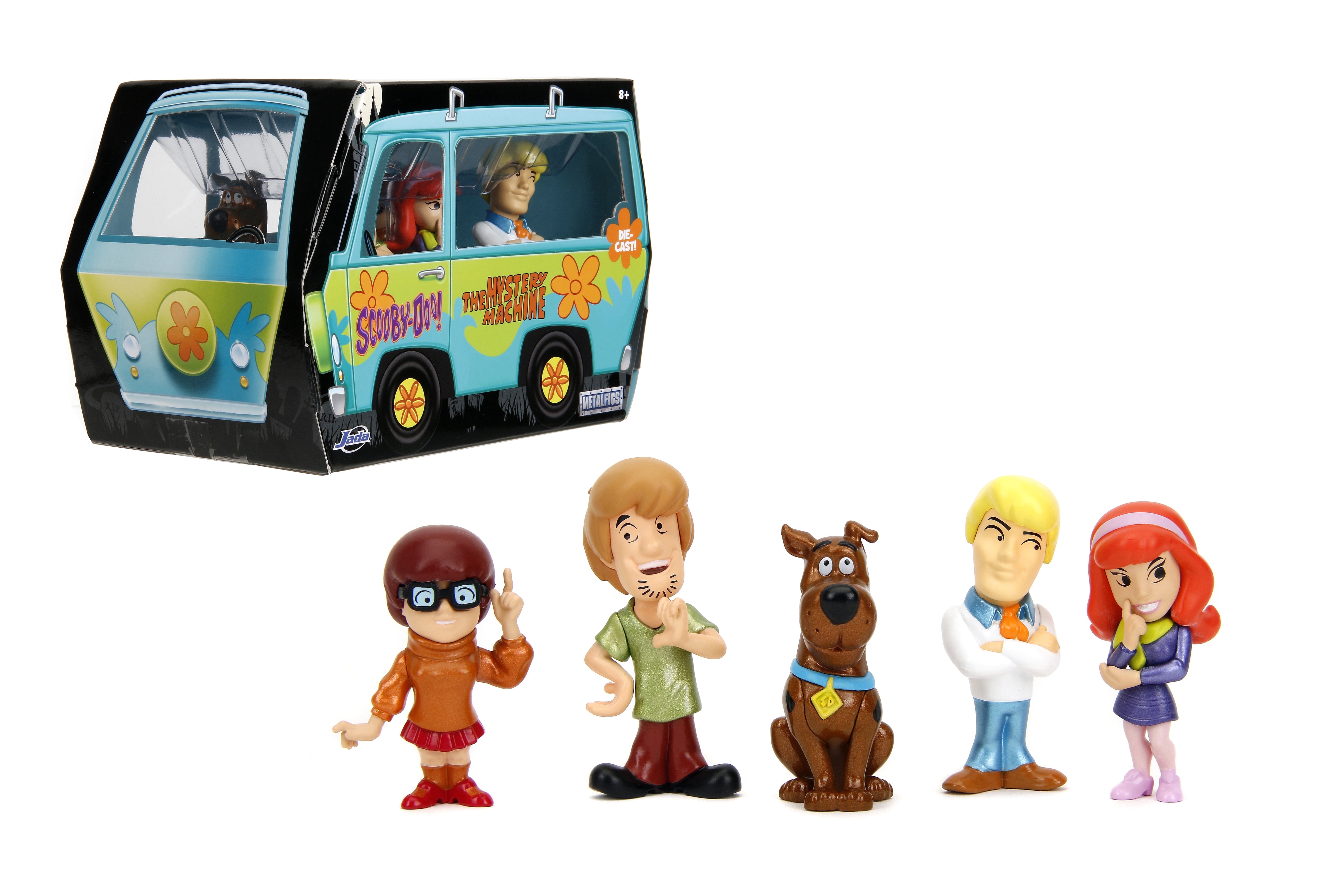 Jada Toys MetalFigs 2.5" Scooby-Doo! 5-Pack (Shaggy, Scooby, Daphne ...